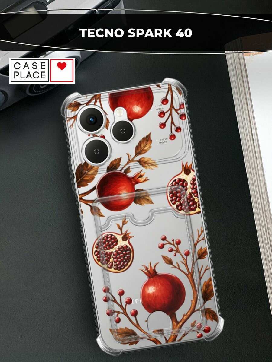 Чехол на Текно Спарк 40 с картой