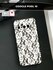 Черный матовый чехол на Google Pixel 10 / Гугл Пиксель 10 с принтом Белые кружев...