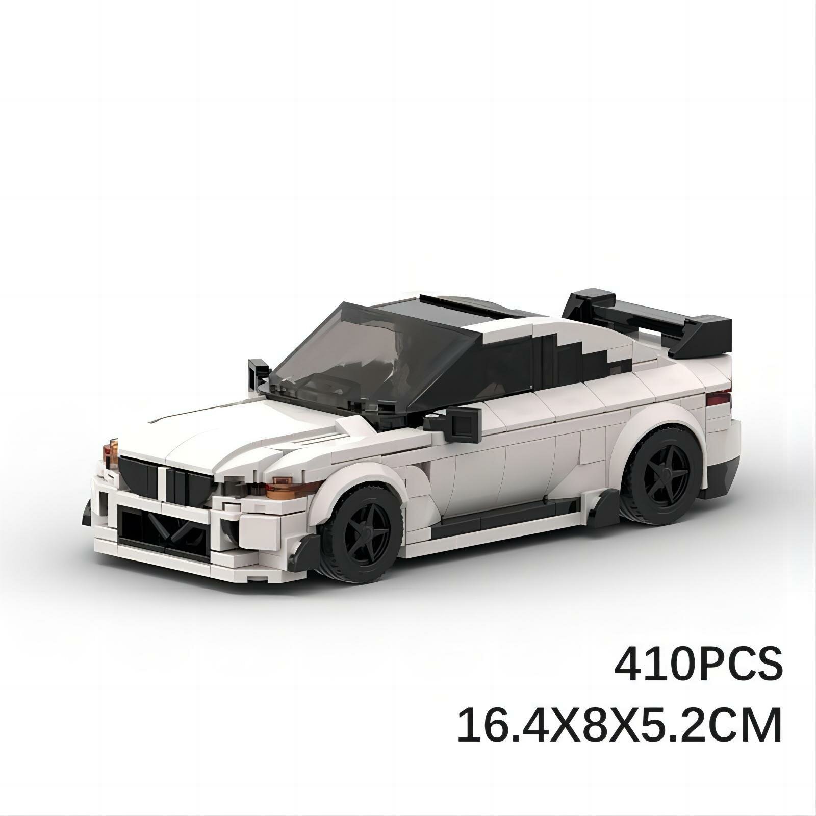 Строительные блоки MOC-129191 BMW M2, двойной автомобильный пазл, сборка, модель автомобиля серии скорости