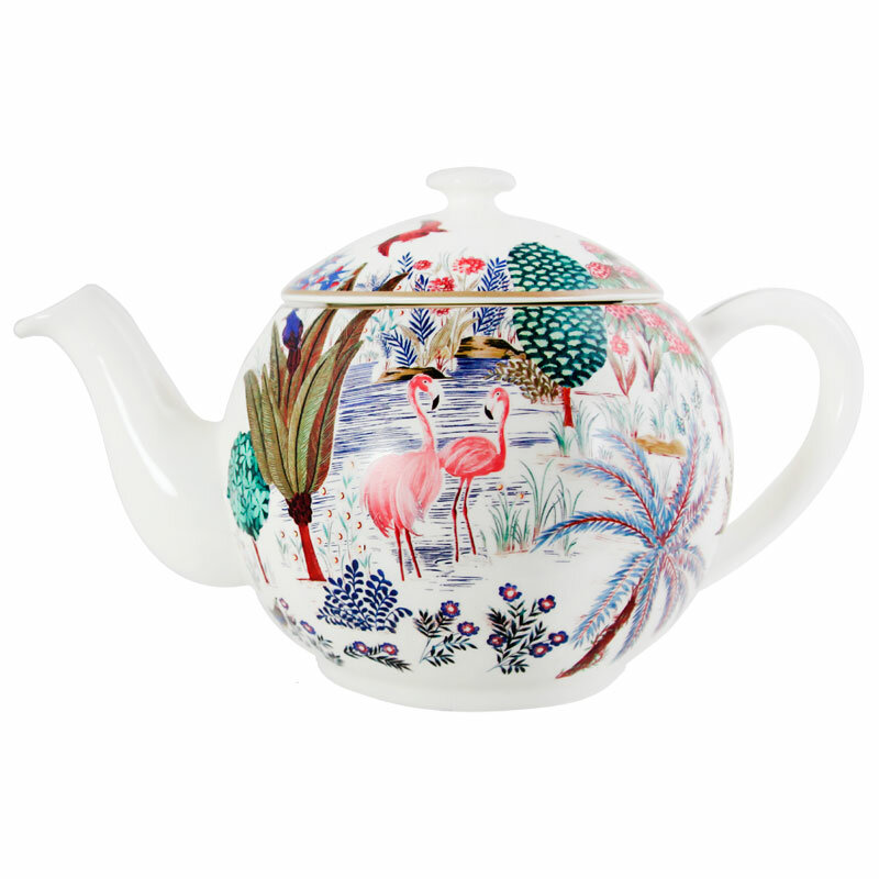 Чайник заварочный Gien Le Jardin Du Palais, объём 1000 мл, фаянс, Франция