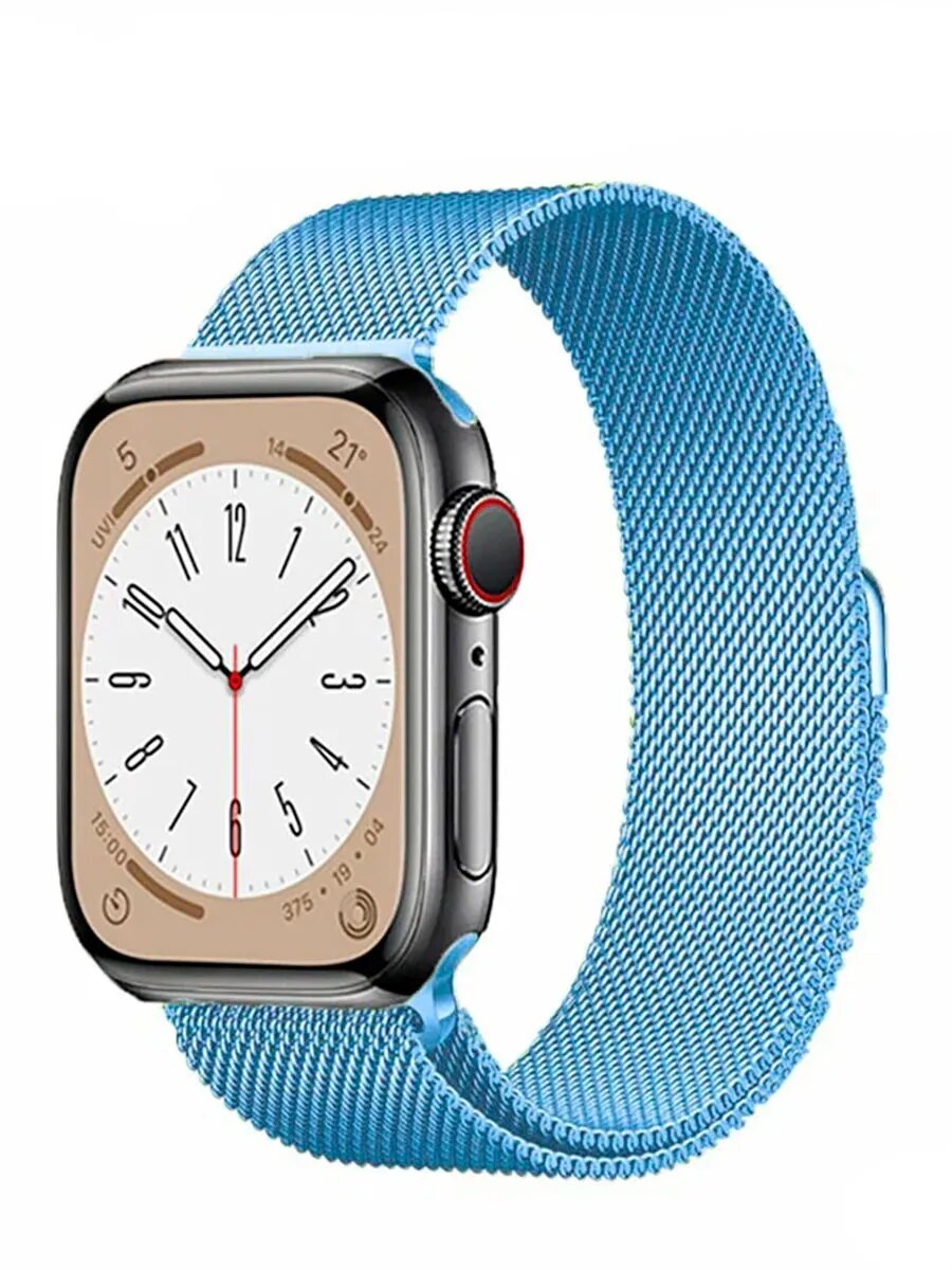 Ремешок для Apple Watch Series 42 мм/44 мм Milanese, голубой