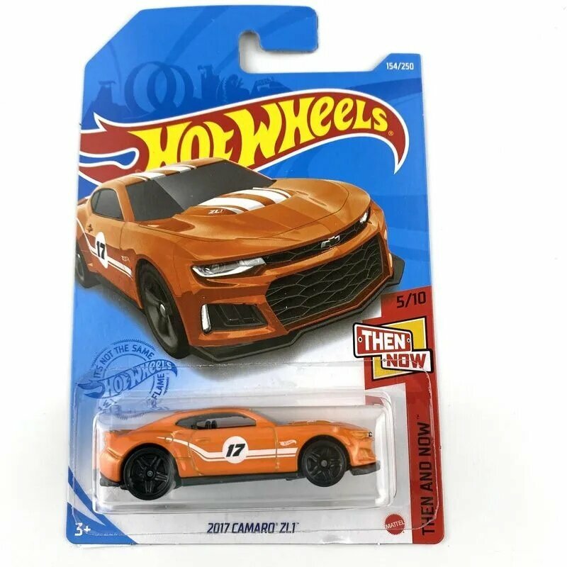 Машинка Mattel Hot Wheels 2021 C4982 2017 Camaro Zl1 Orange, литая коллекционная модель гоночного автомобиля