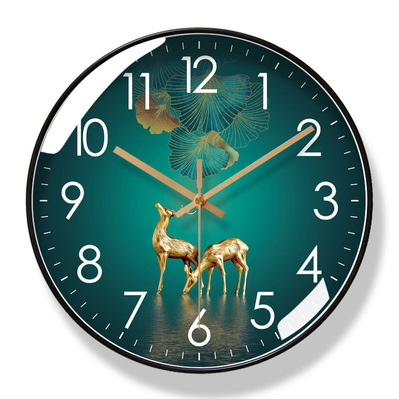 Горячая распродажаУльтра-тихие настенные часы 6014, часы для гостиной, простые скандинавские модные домашние часы, настенные часы, бесшумные кварцевые часы с секундным ходом