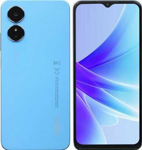 6,56" Смартфон OPPO A17 4/64 ГБ (6053911) 2022, голубой