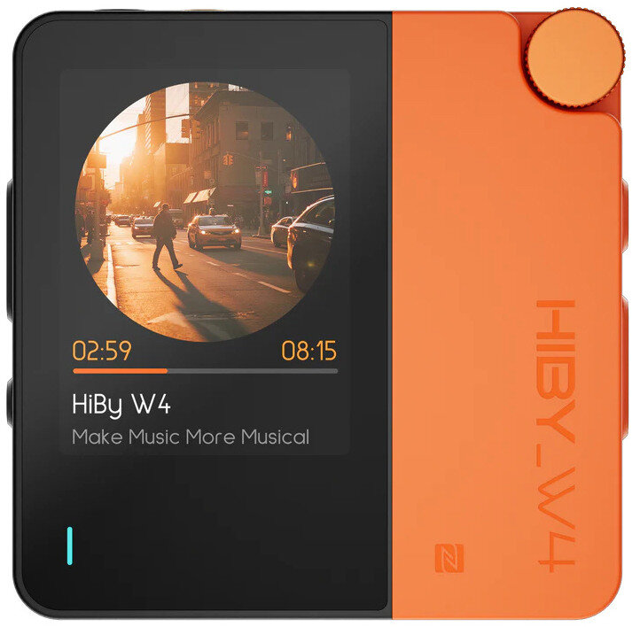 Hiby W4, оранжевый, портативный усилитель для наушников и ЦАП