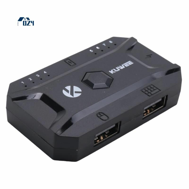 (V A M K) Bluetooth Hub USB 5.0 Converter Проводная клавиатура и мышь совместим с беспроводного адаптера концентратора Поддержка 8 устройств планшетов, ноутбуков, мобильных
