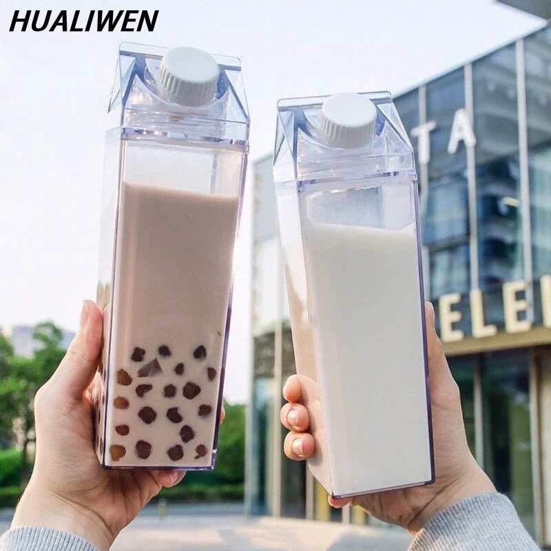 Прозрачная пластиковая бутылка для воды 500 мл/1000 мл 500ml