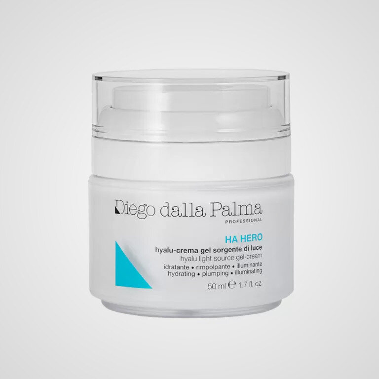Мультивитаминный, увлажняющий крем для лица 50 мл DIEGO DALLA PALMA Hyalu light source gel-cream Крем 50 мл
