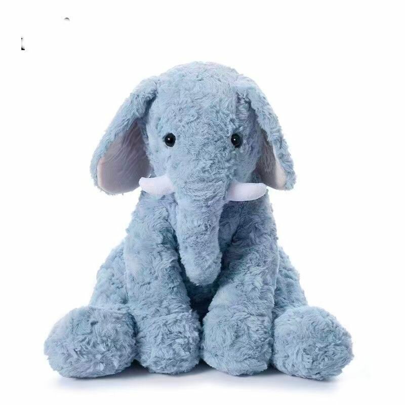 Мягкие игрушки Сине-серый слон BABADOLL / Blue-gray elephant 30-39cm