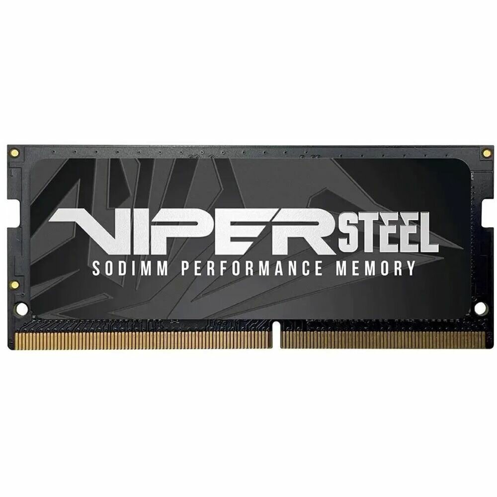 Модуль памяти SO-DIMM DDR4 16Gb PC25600 3200MHz Patriot Memory Viper Steel (PVS416G320C8S)
