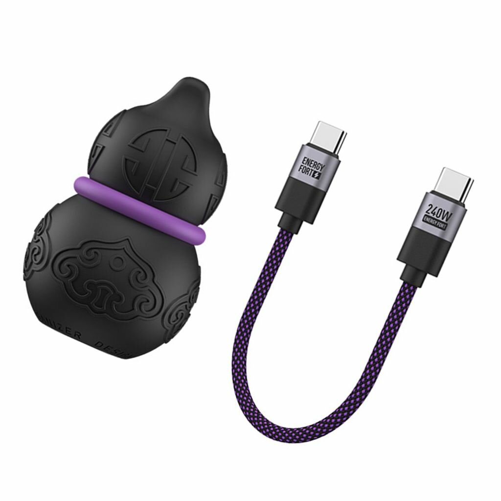 Пряжка для хранения портативного кабеля передачи данных-черный