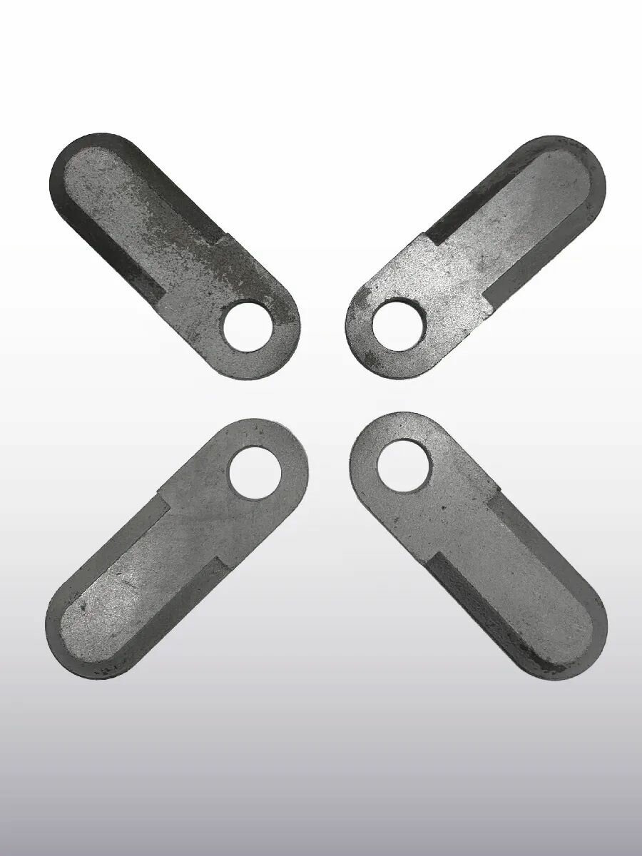 Нож д/косилки роторной с пальцем (комплект 4 ножа + 4 пальца) (тип КР-800)