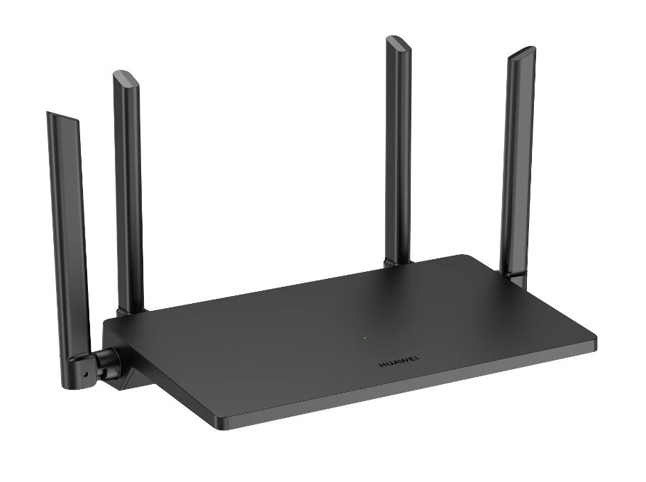 Wi-Fi-роутер Huawei AX1 WS5203 черный (гигабитный, AC1200, 3xRJ45, 1Гбит/с, двухдиапазонный)