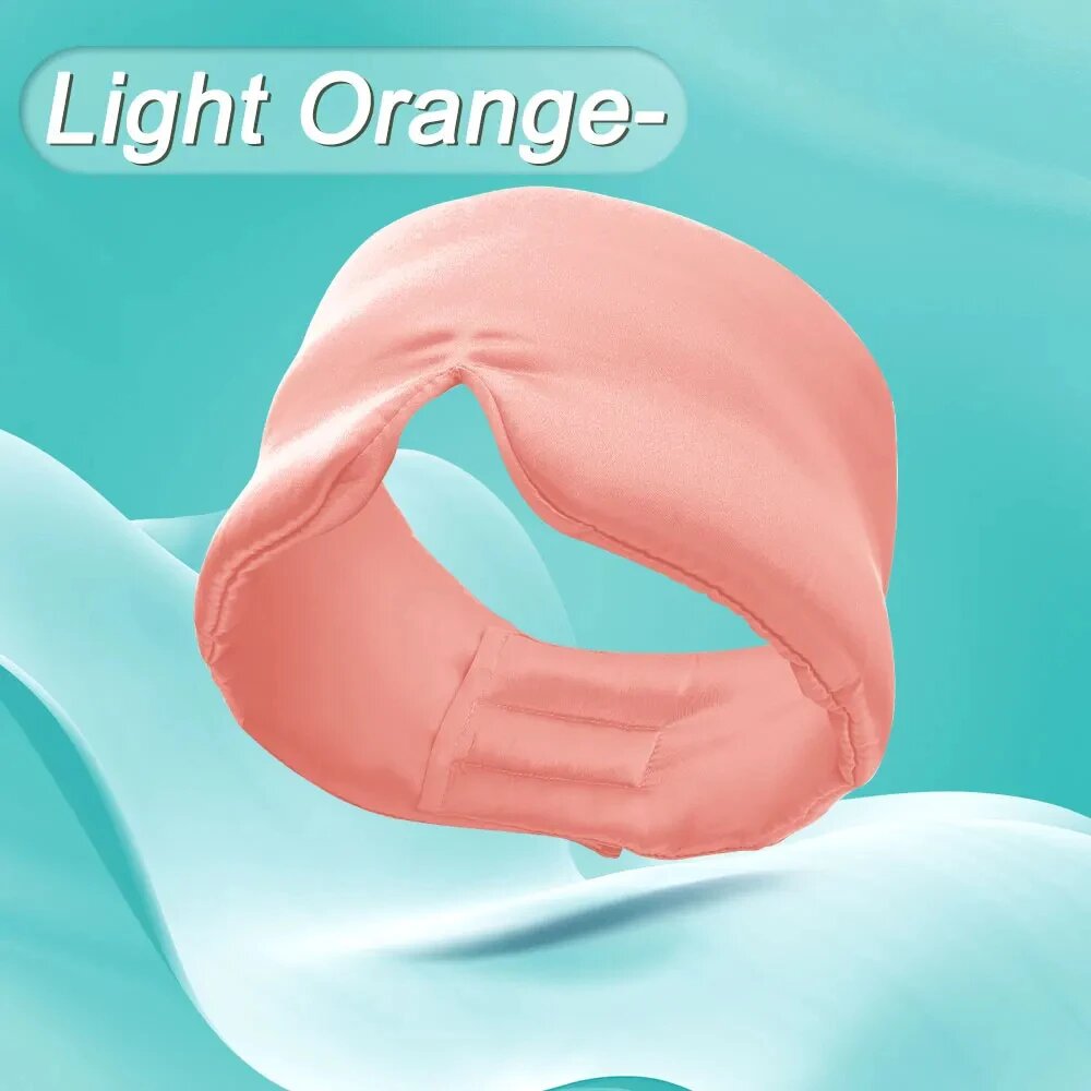 Шелковая маска для сна Light Orange