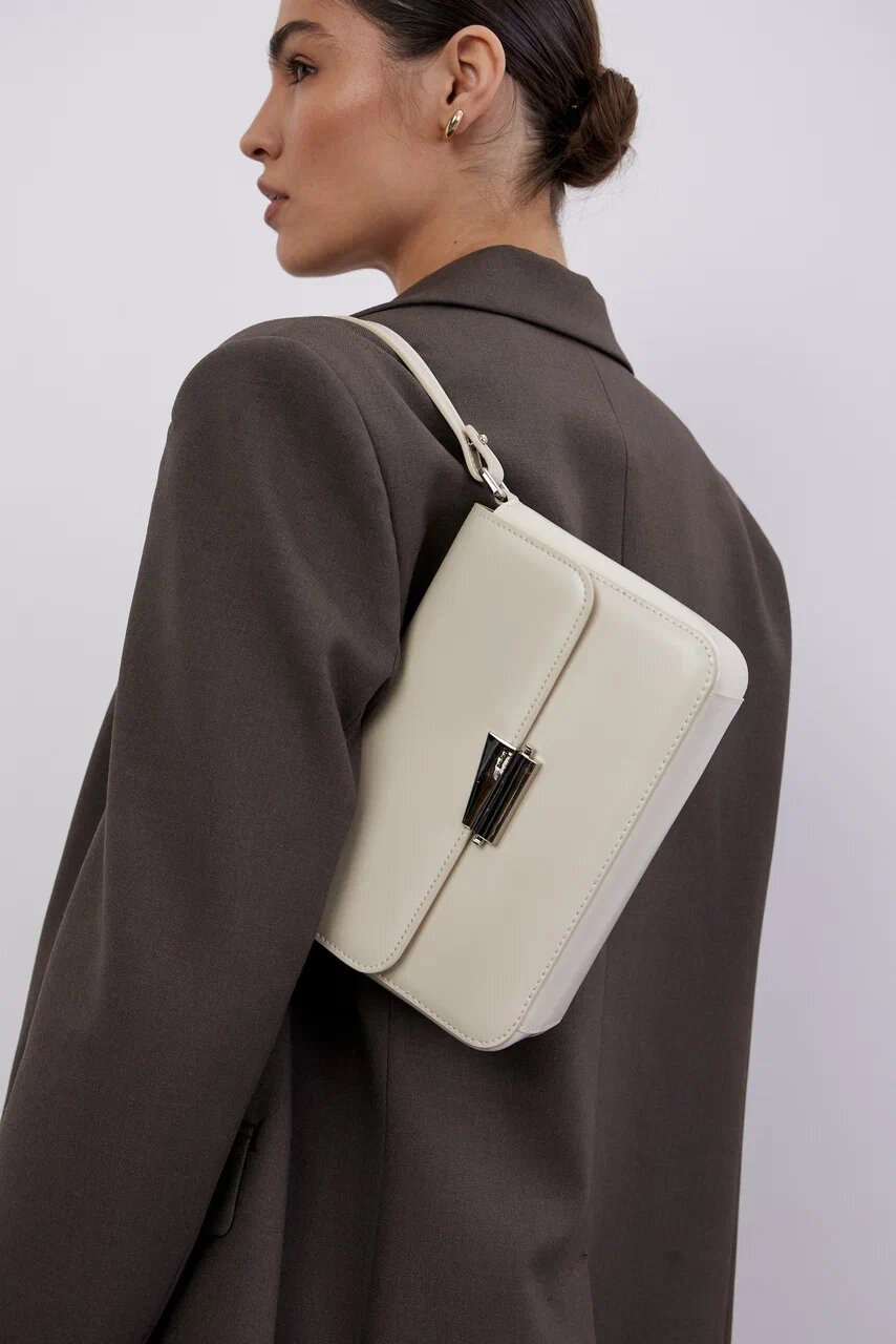 Сумка кросс-боди POVOD, молочный