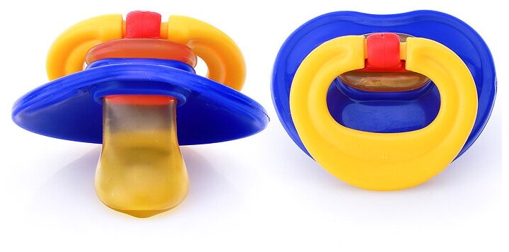 Соска-пустышка латексная, ортодонтическая, 2 шт