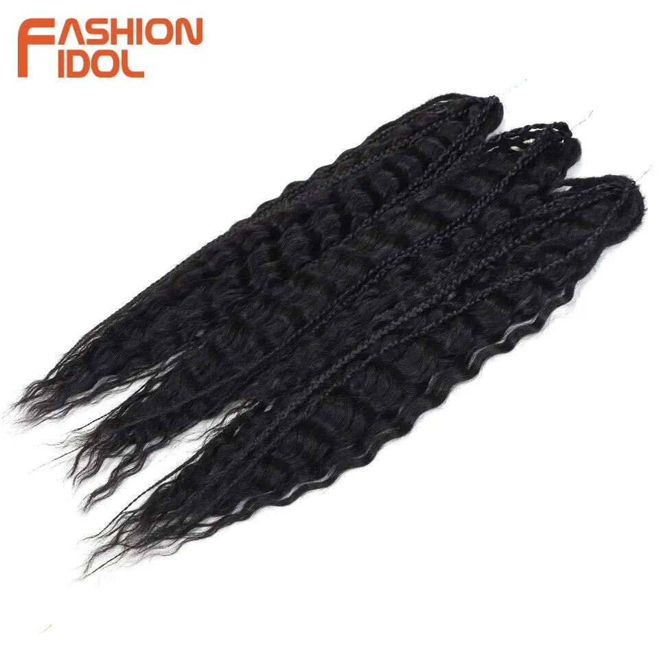 FASHION IDOL 22-дюймовые вьющиеся косы блондинка # 1Б