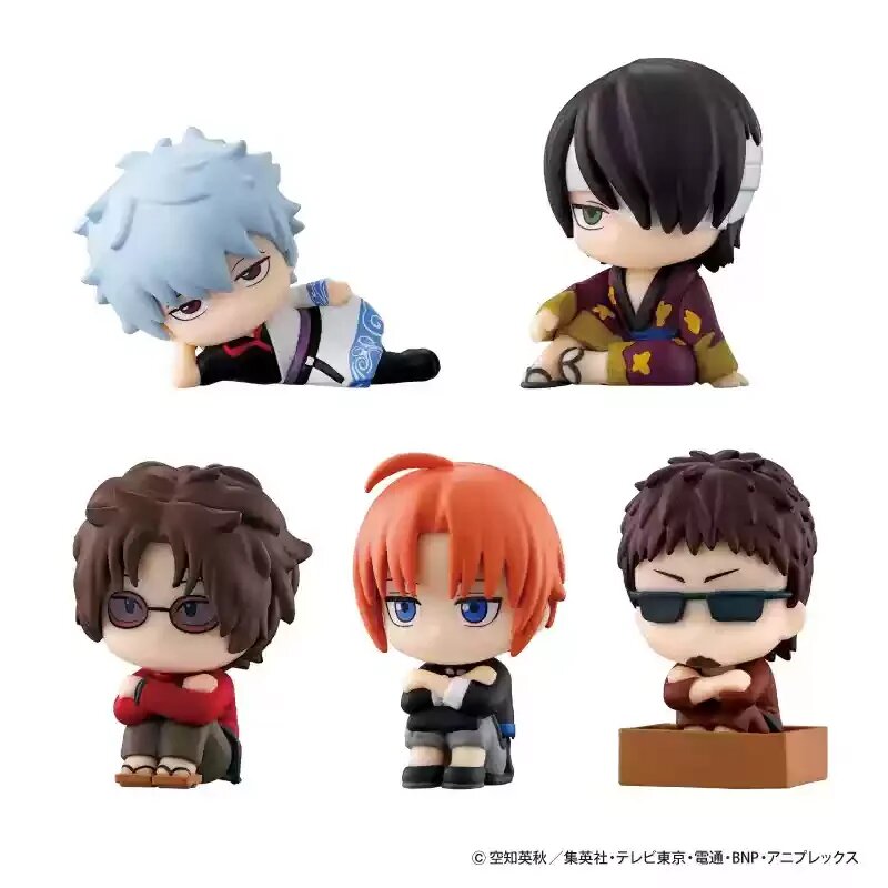 Bandai Gintama Chibi Фигурки 5pcs