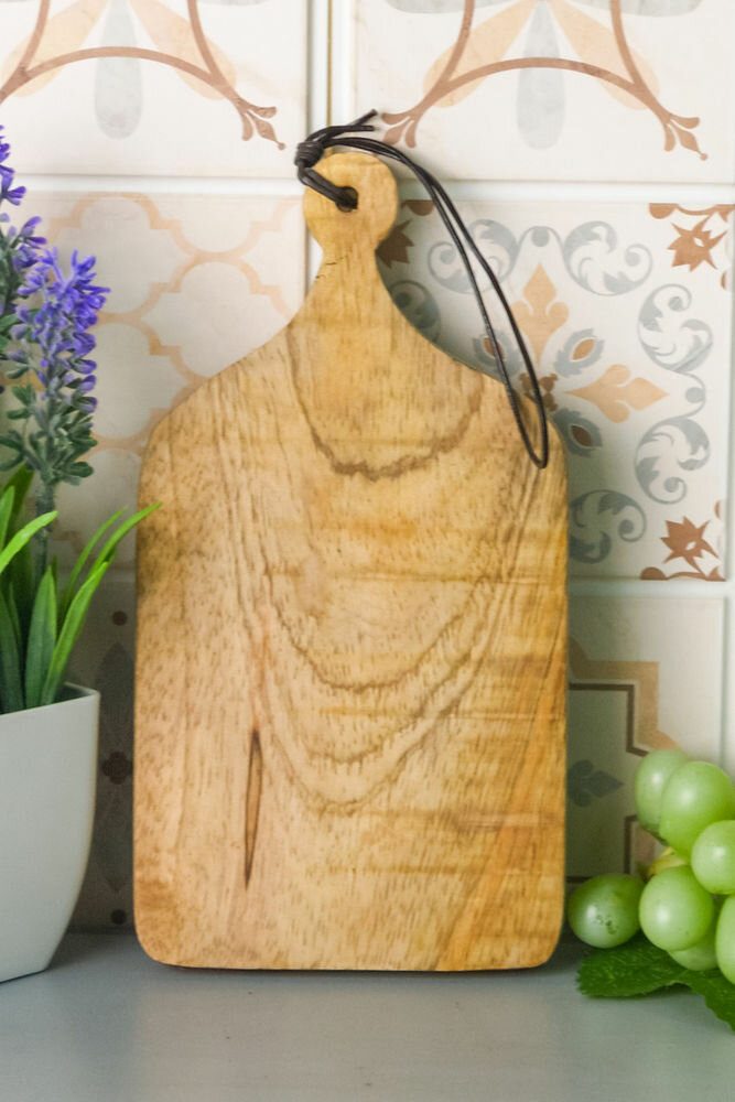 Разделочно-сервировочная доска коннор, древесина манго, 20х10 см, Edelman 1125531