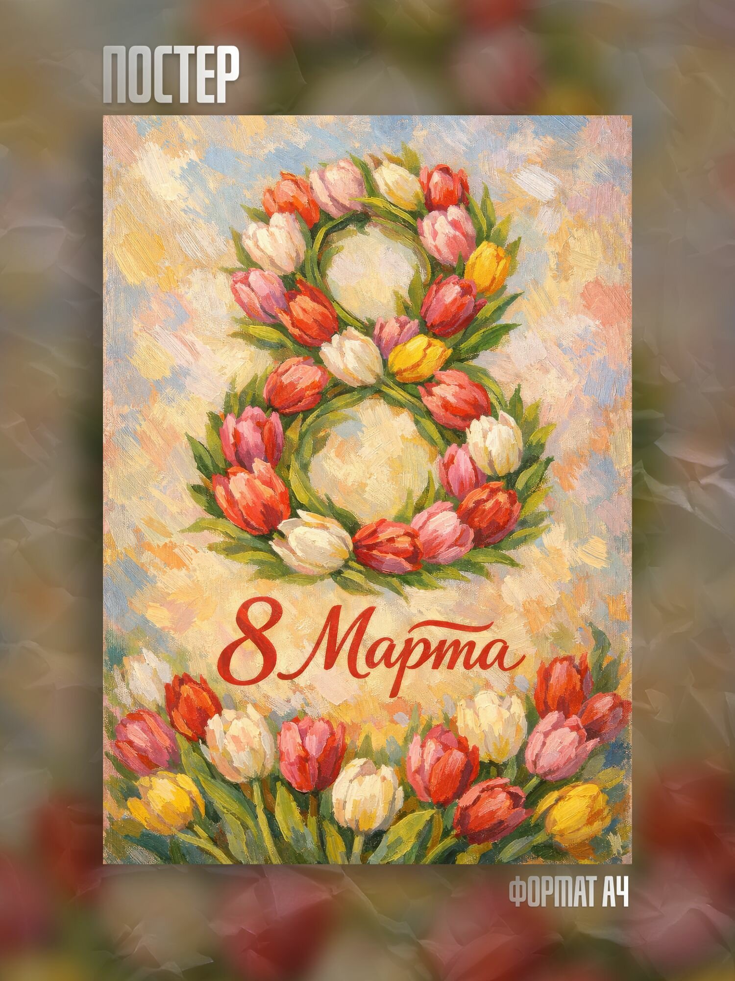 Плакат 8 марта