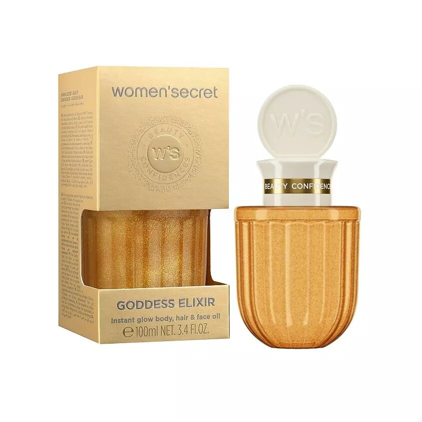 WOMEN'SECRET Масло для тела, волос и лица с эффектом сияния Goddess Elixir, 100 мл