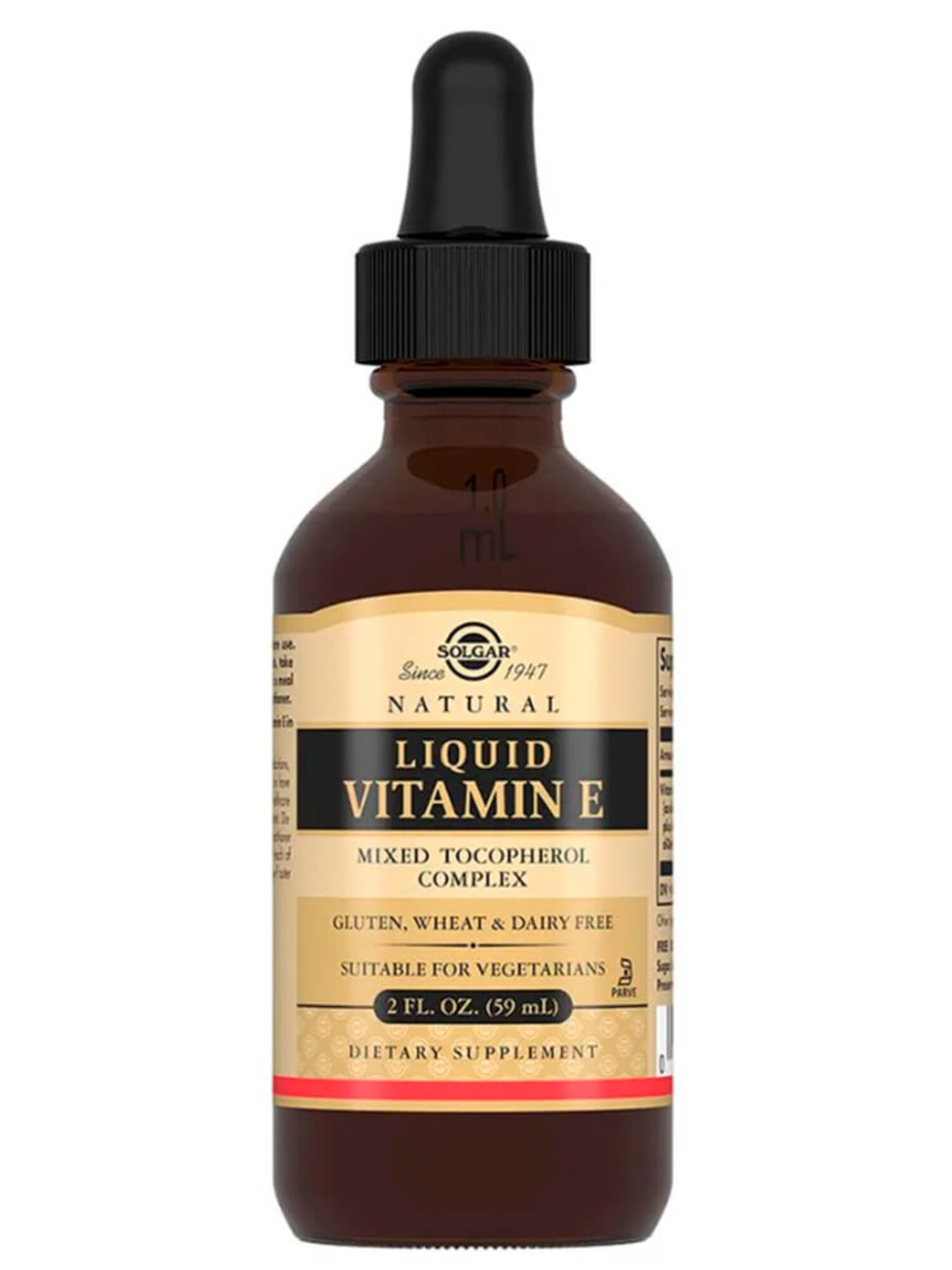 Solgar Liquid Vitamin E, Витамин E 100 мг в жидкой форме 59 мл