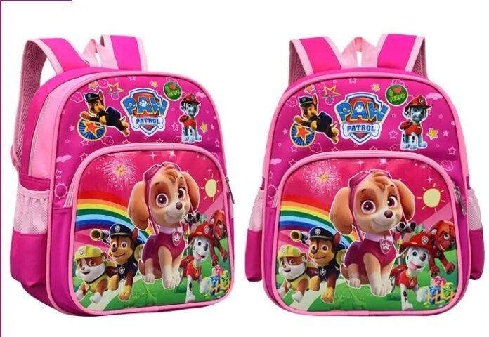 Детский розовый рюкзак Paw Patrol для девочек дошкольный с анатомическими лямками 32x27x14 см