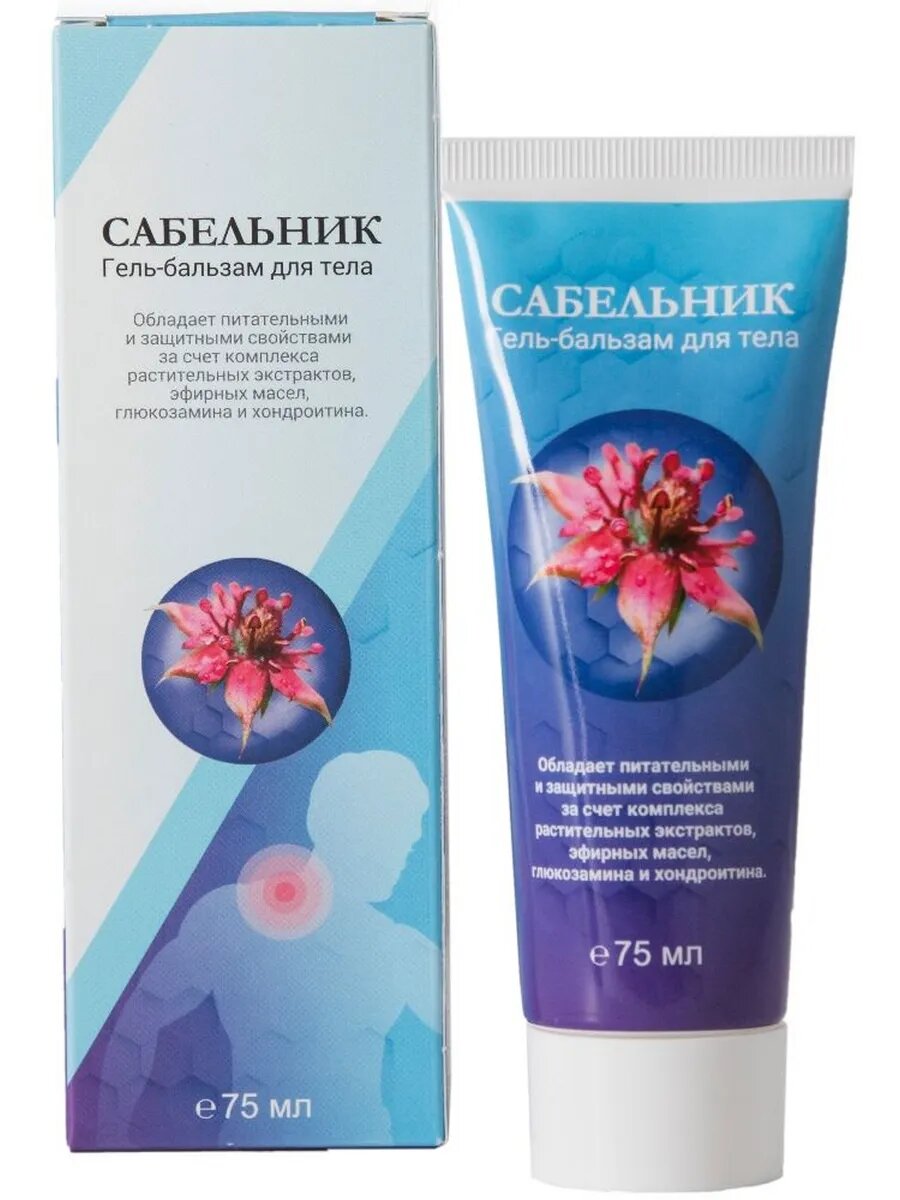 Простой рецепт Сабельник Гель-бальзам для тела, крем для тел