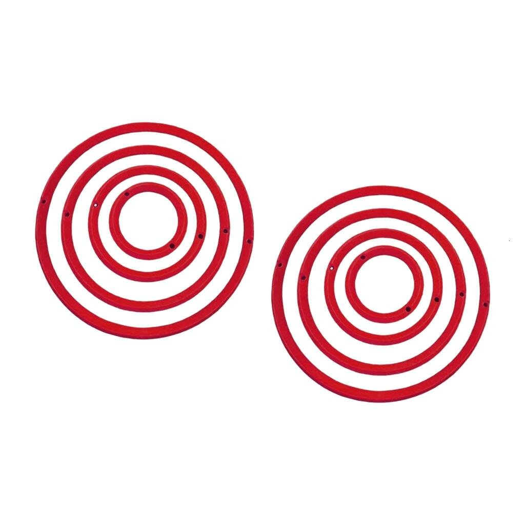 Дартс-мишень портативная, красный