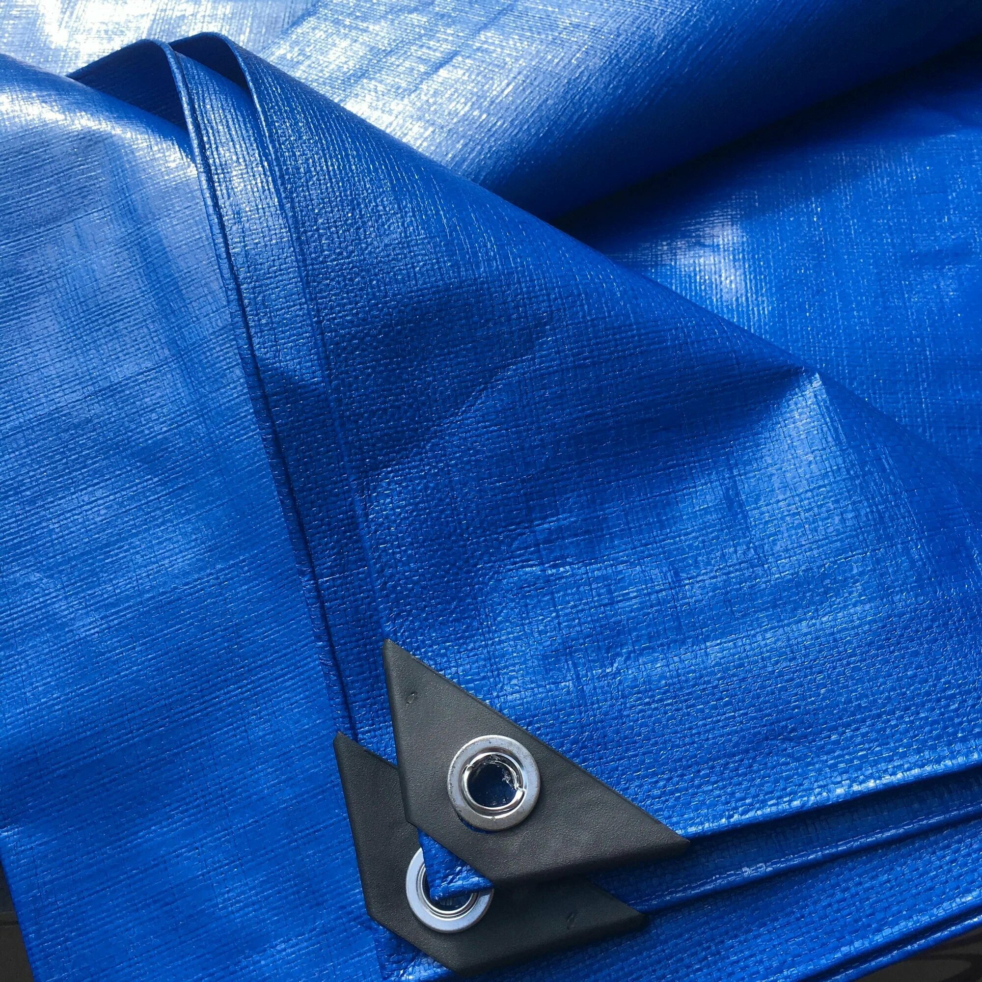 Тент укрывной тарпаулин 3х5, 180 г/м. кв. защитный строительный туристический полог баннер, с люверсами, укрытие подложка для бассейна