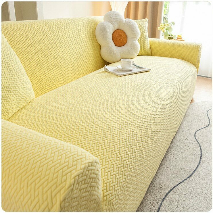Чехол для дивана с защитой от царапин от кошек, универсальный чехол для гостиной, чехол для обновления старого дивана, цельный чехол для трехместного дивана.