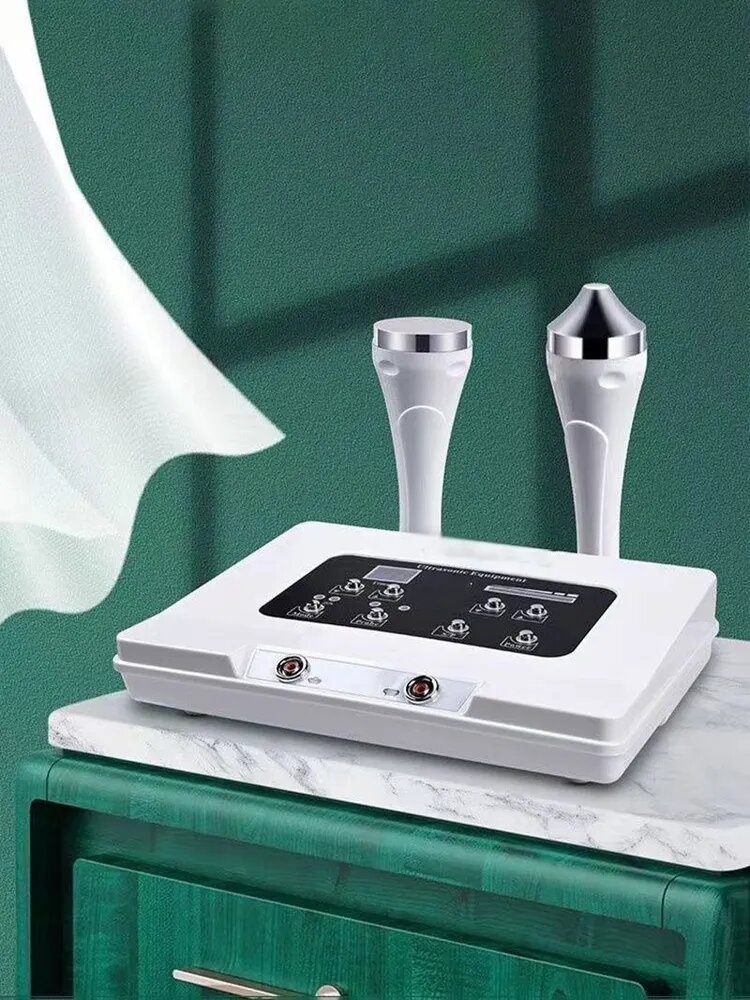 Косметологический комбайн для лица белый ультразвуковой аппарат