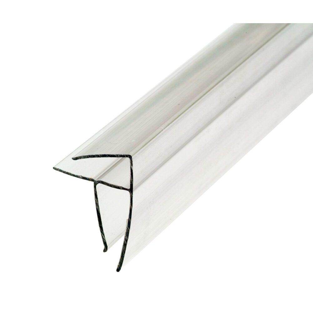 Профиль У угловой, прозрачный, для поликарбоната, 10 мм (6м)