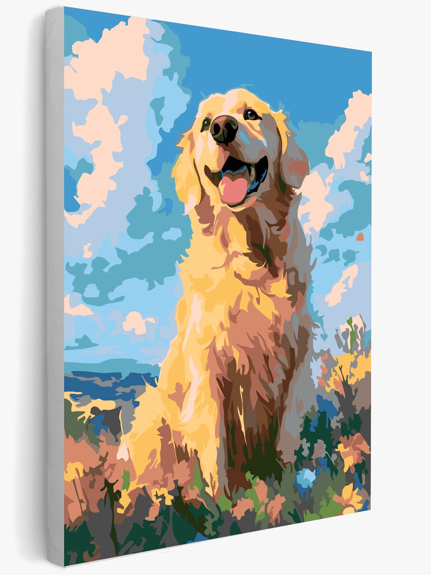 Картина по номерам лабрадор