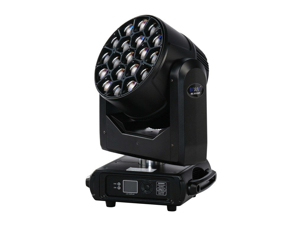 Bi Ray ML1915WP Моторизированная световая "голова", IP20, RGBW, 19x15Вт