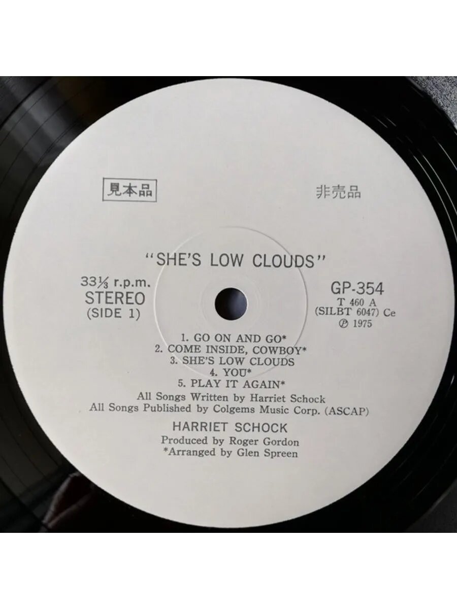 Harriet Schock - She's Low Clouds