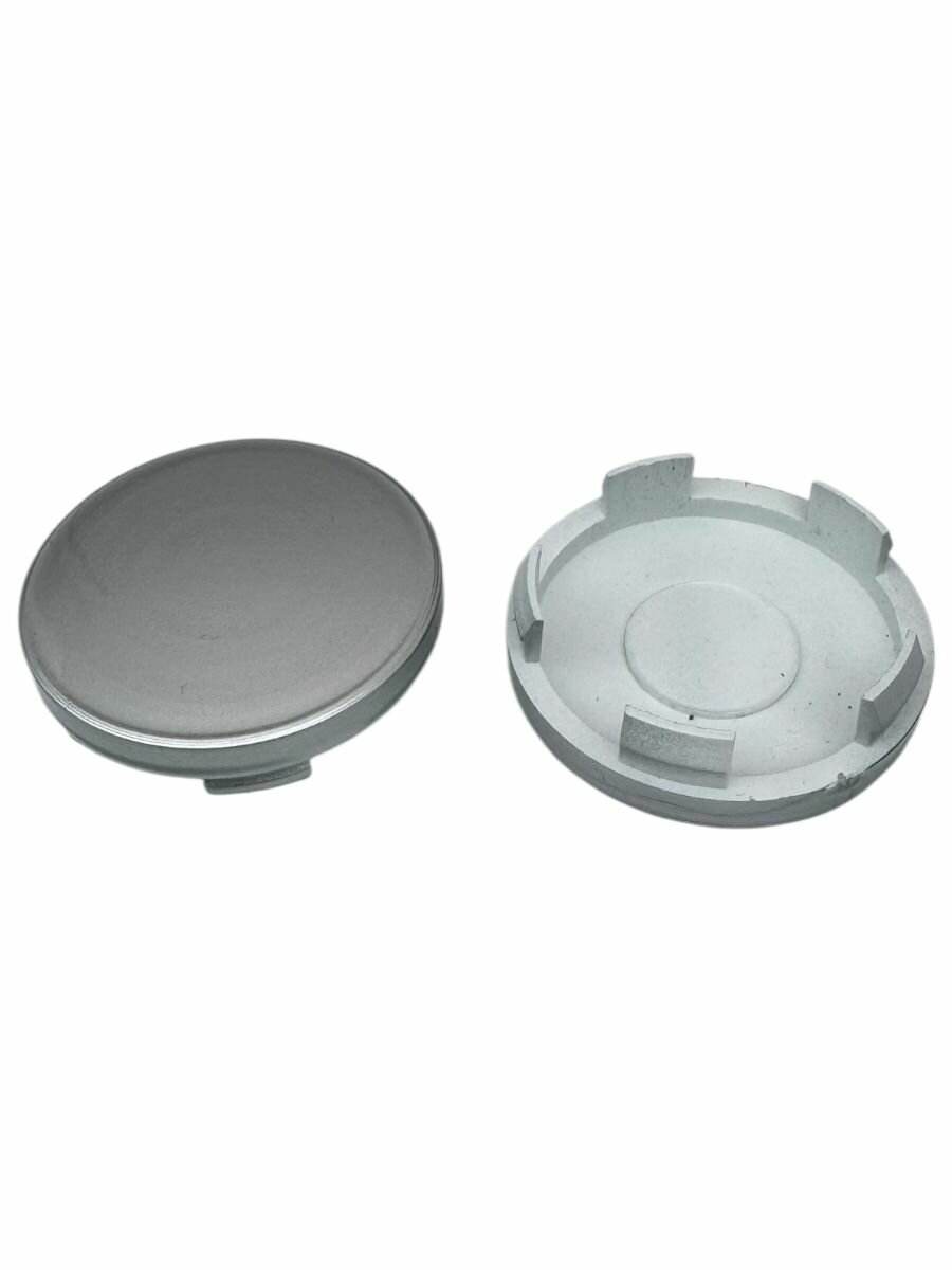 Колпачки на литые диски (заглушки) серебро 60/56/9, 1 шт