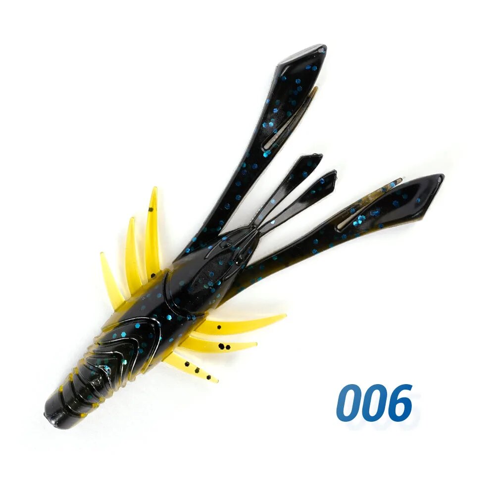 Мягкая приманка DYY Kicker Craw, 10,5 см, Цвет: 006