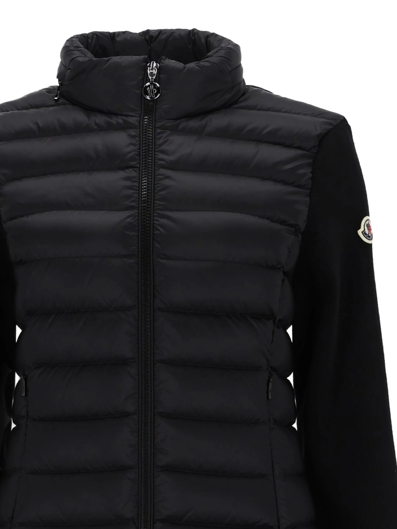 Куртка Moncler Zip-up jacket, размер M, black/black — фото 1