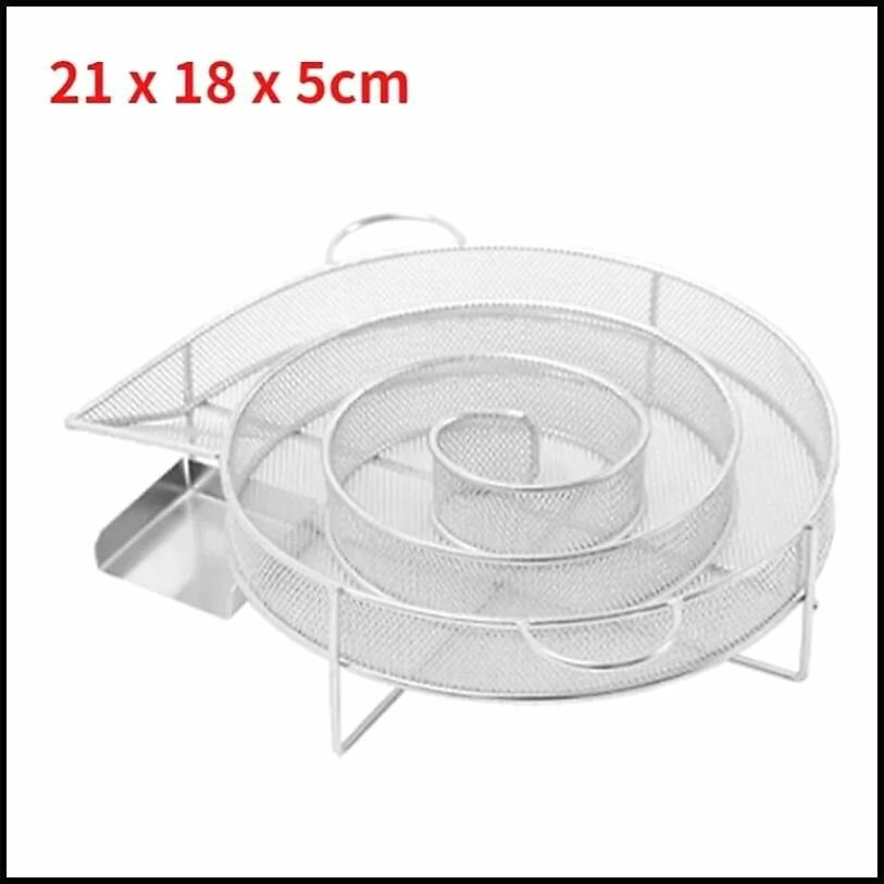 Лабиринтный дымогенератор для холодного копчения Улитка