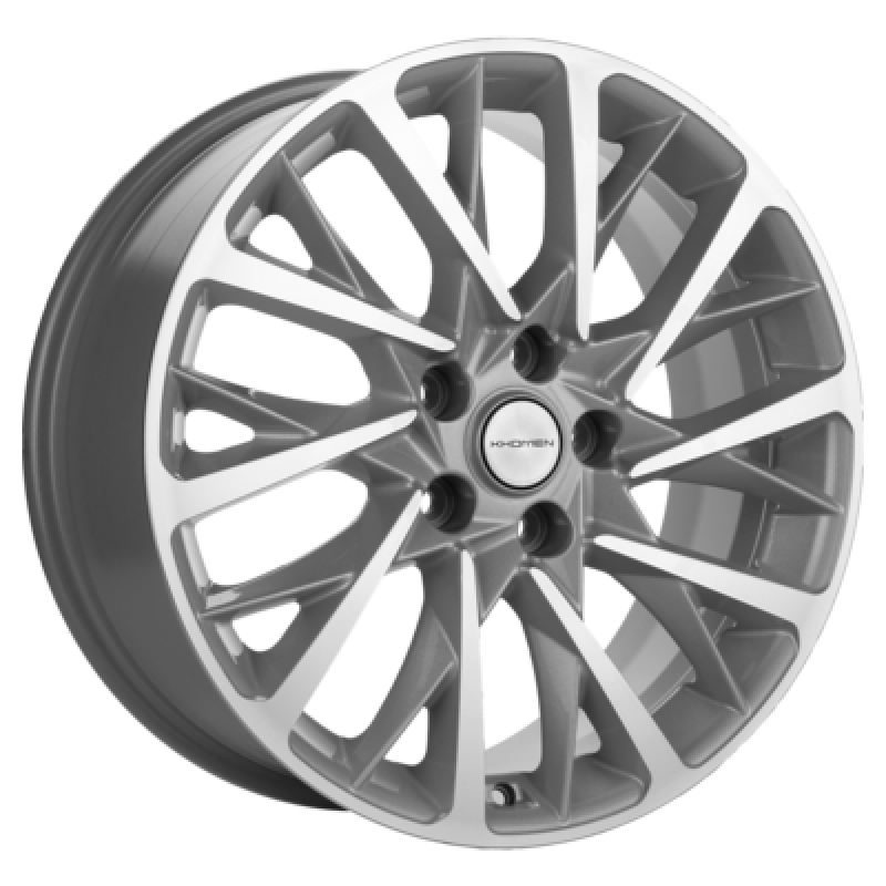 Диск колесный Khomen Wheels KHW1804 (Geely Atlas-Atlas Pro-Lifan Myway) 7,5x18 5x114,3 Dia60.1 ET45 цвет F-Silver-FP