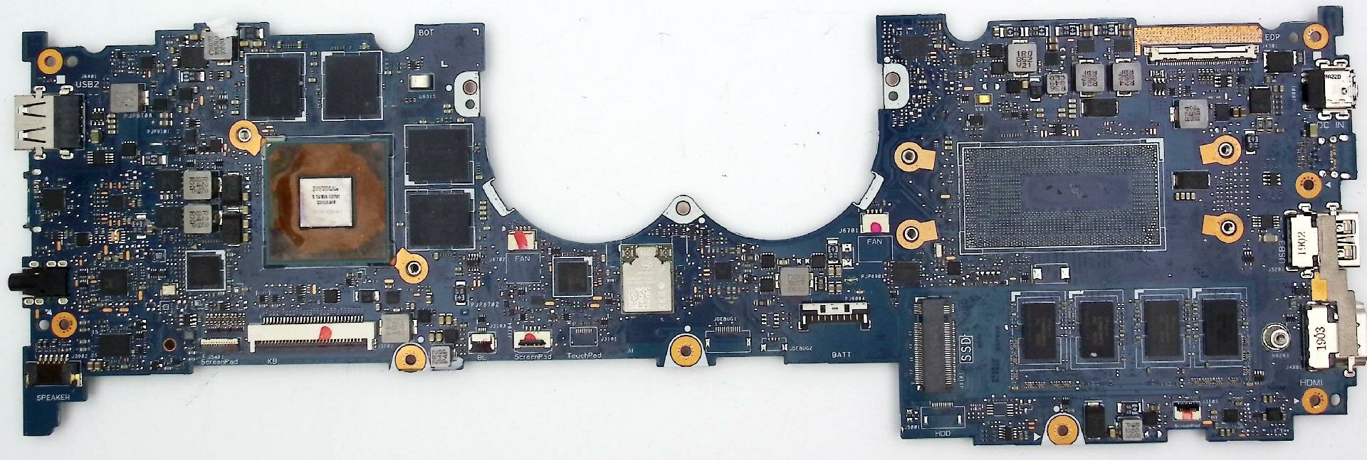 Материнская плата ASUS UX450FDX донор видеочипа N17P-G0-A1(039686)