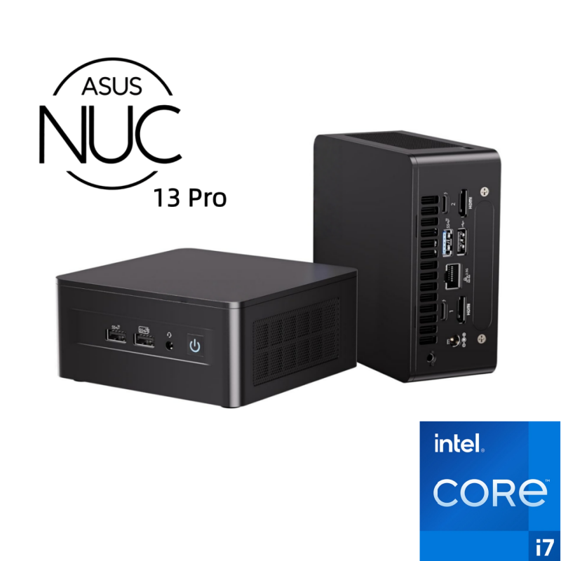 Мини-ПК ASUS NUC Arena Canyon NUC13ANHi7, RAM 32 ГБ, SSD 1024 ГБ, Intel Iris Xe Graphics, Windows 11 Pro) черный