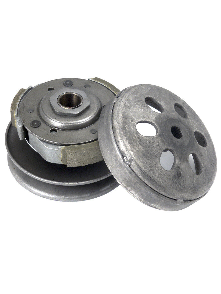 Вариатор задний в сборе для скутера с двигателем 4T 152QMI, 157QMJ 125-150cc