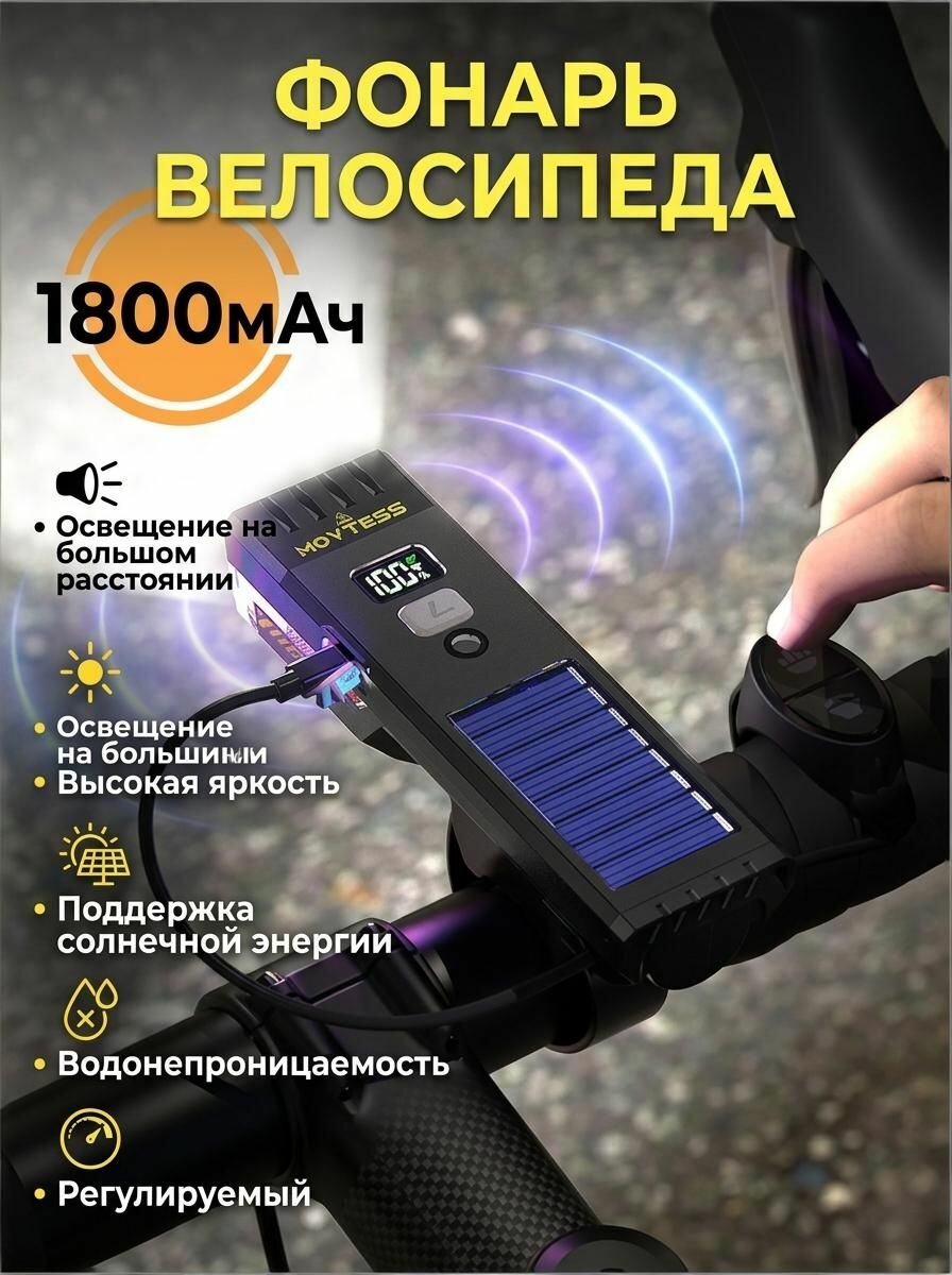 Фара передняя для велосипеда