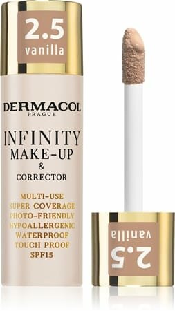 Тональный крем Dermacol Infinity, оттенок 2.5 Vanilla, 20 г