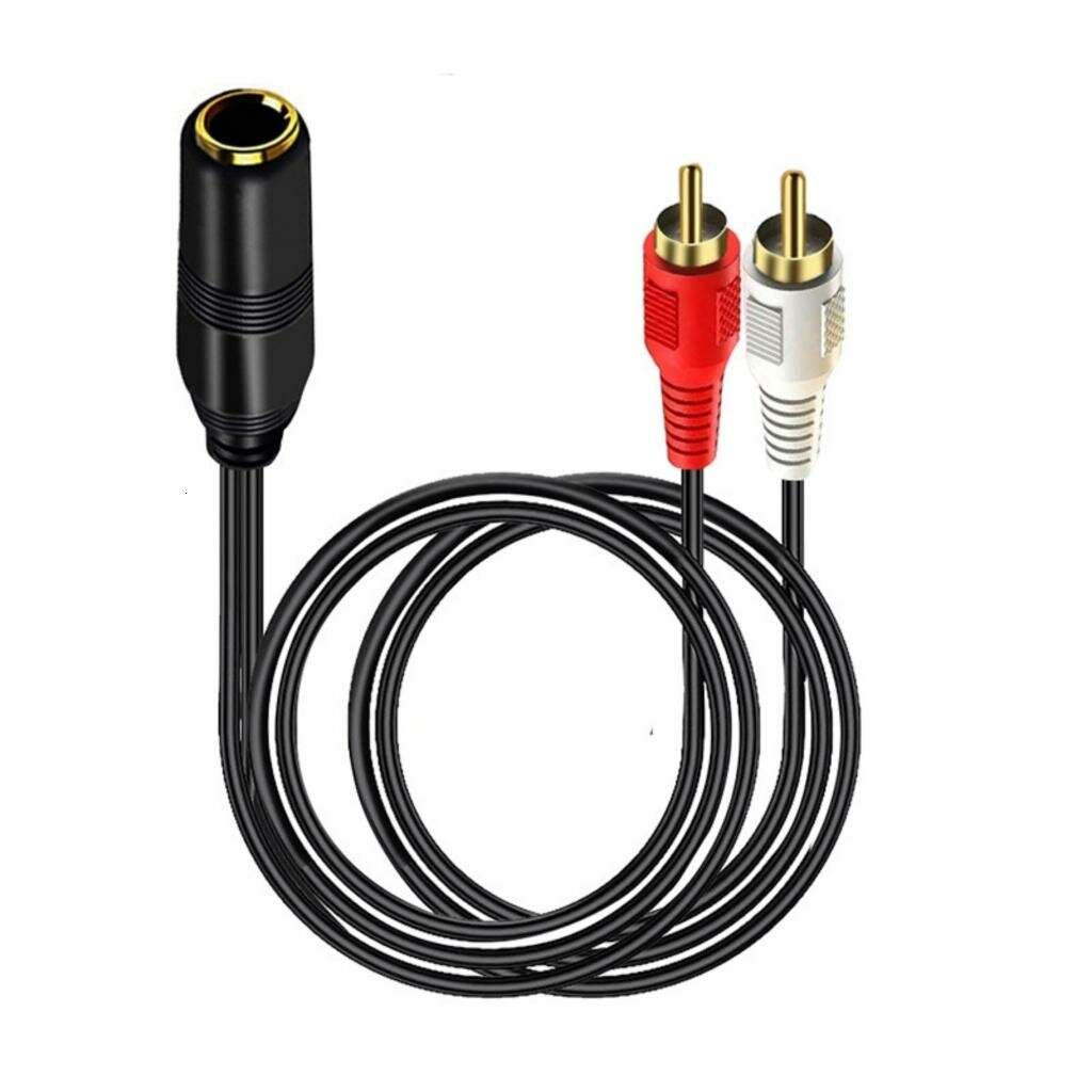 Y-разветвитель RCA–джек 6,35 мм, 0.5m