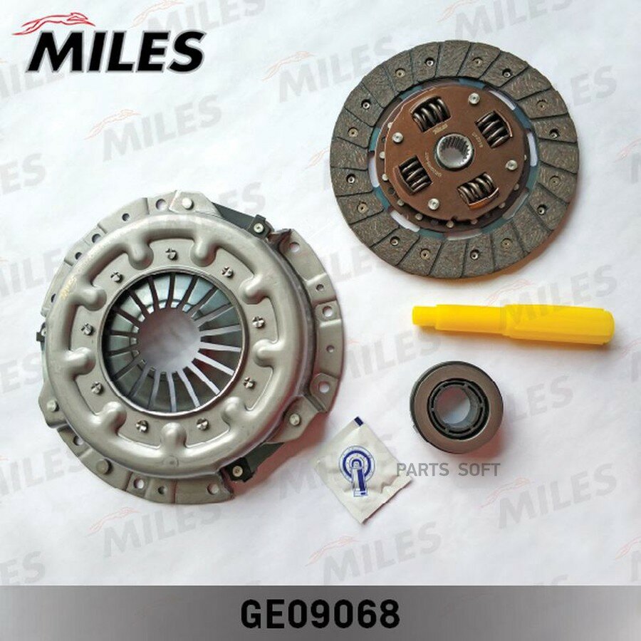 Сцепление к-т MAZDA 3 I 1.3-1.6 03-09 от официального дистрибьютора, MILES, артикул GE09068