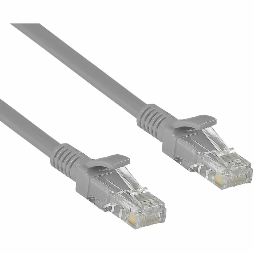 Патч-корд ExeGate UTP-RJ45-RJ45-5e-30M-GY, UTP, cat.5e, 30м, серый, 2047376