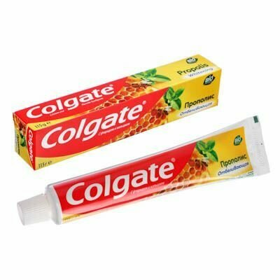 Colgate Зубная паста Прополис, Отбеливающая, 75 мл